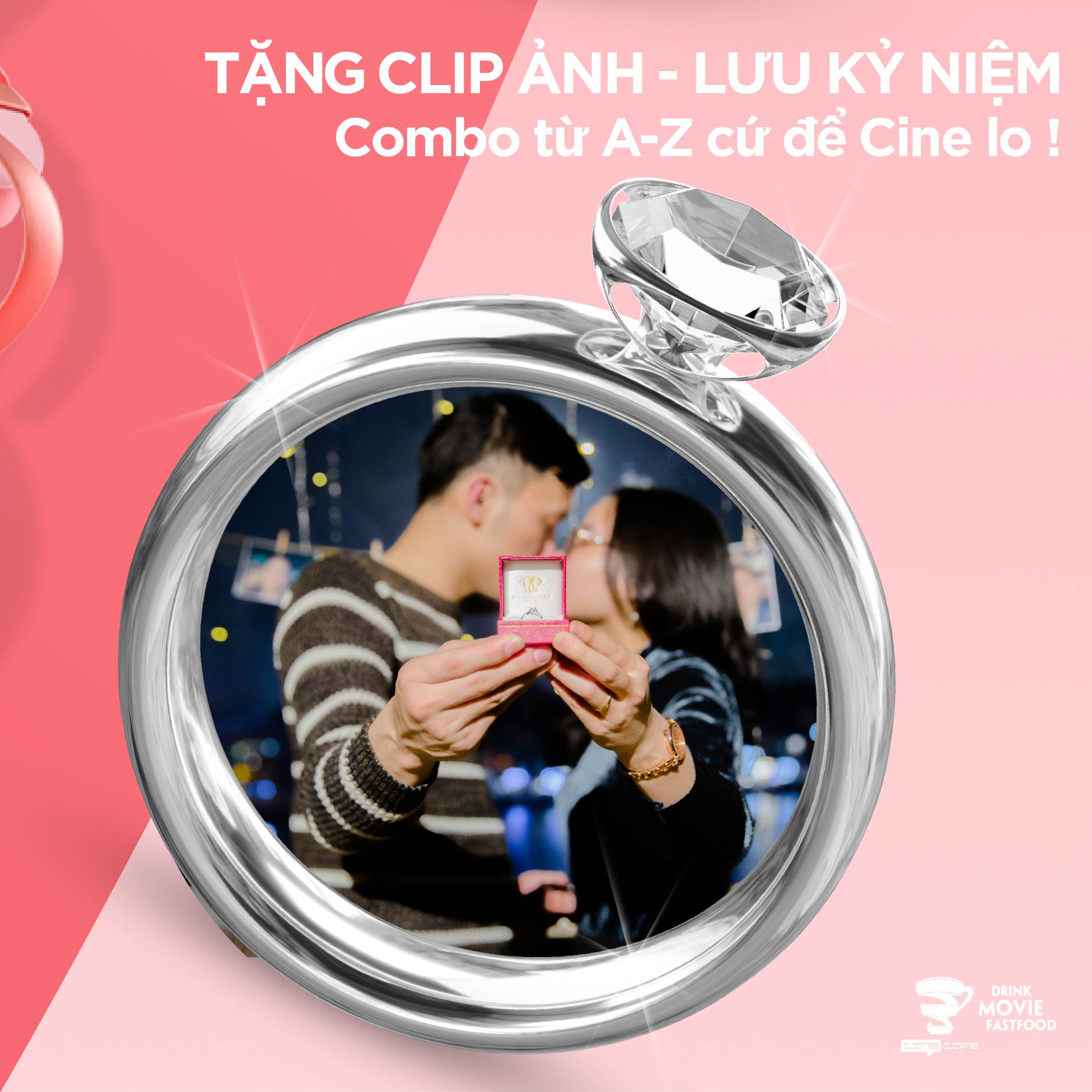 CẦU HÔN TẠI CINECAFE - HỆ THỐNG CINE CAFE CAFE PHIM TẠI HÀ NỘI